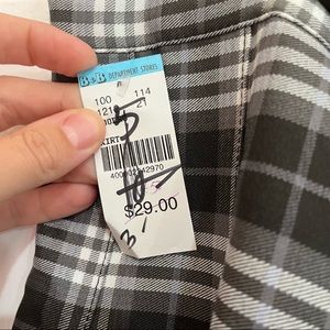 Love Tree | Skirts | Nwt Love Tree Black Plaid Pleated Skirt | Poshmark